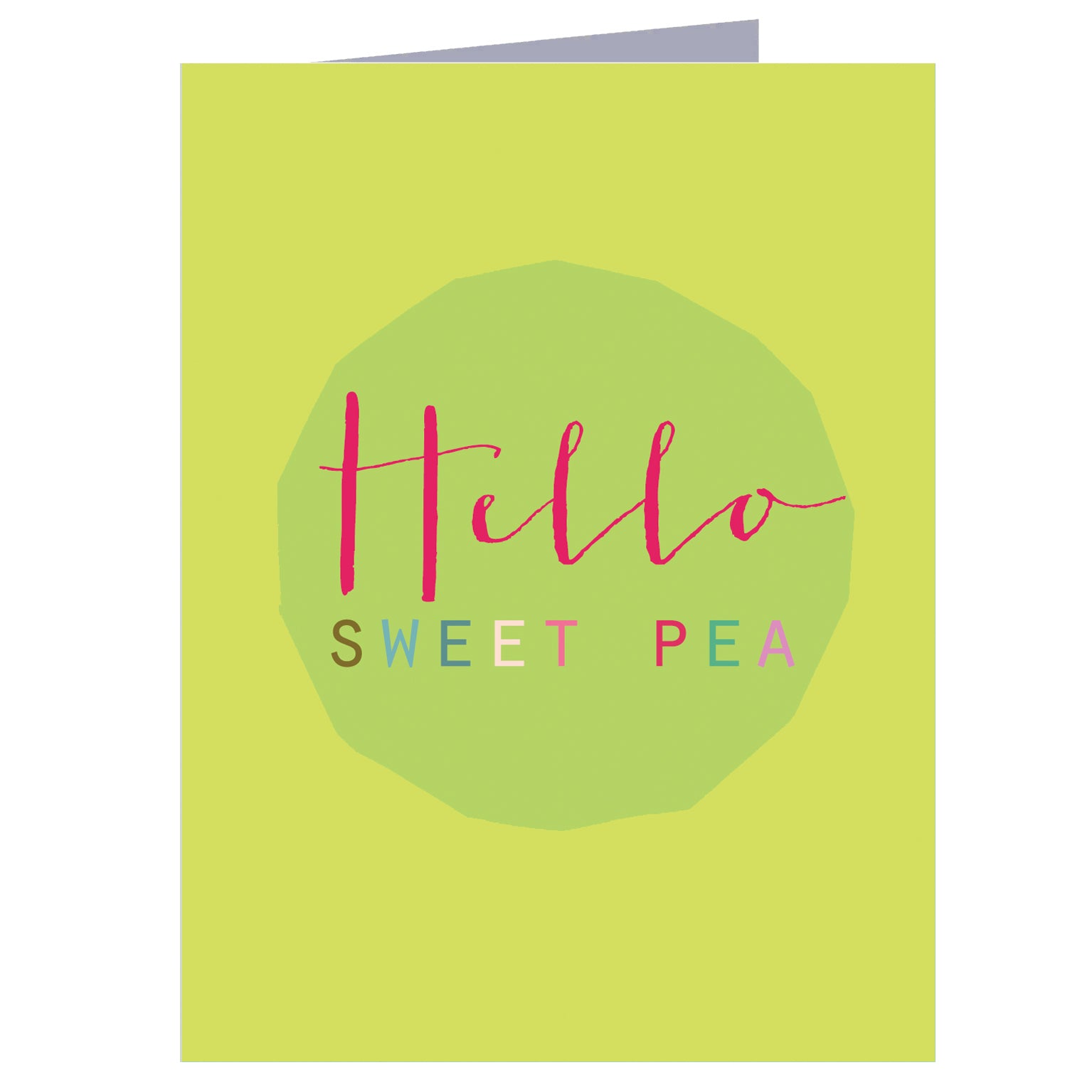 TW417 mini sweet pea card