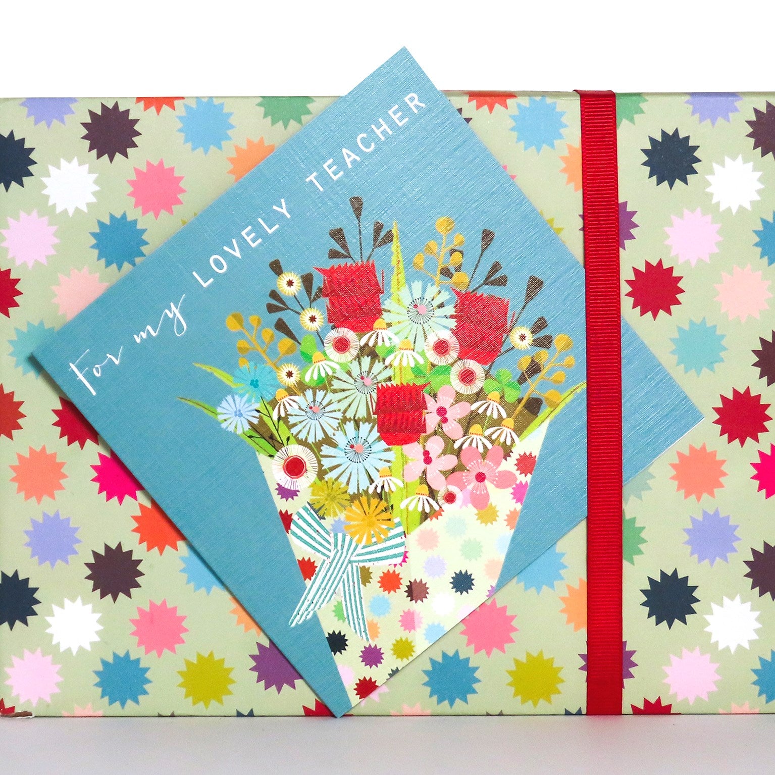 lovely teacher greetings card