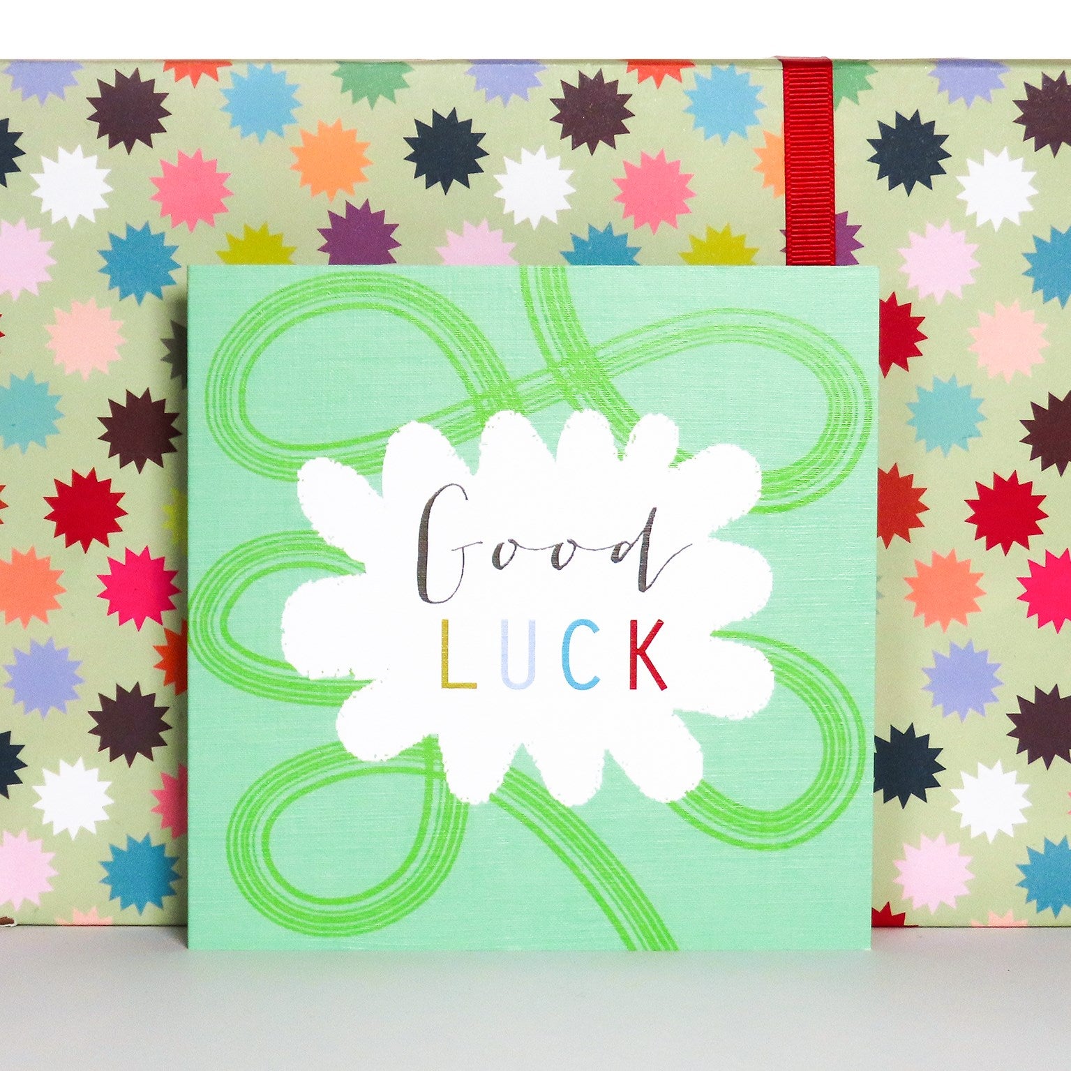 good luck greetings card